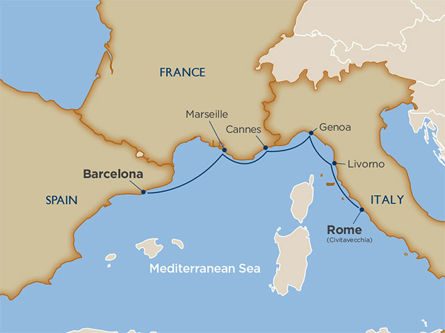 Mediterranean Sea Map